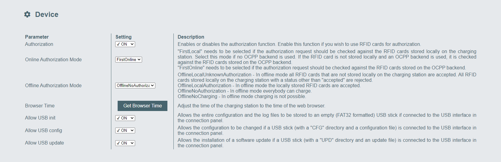 KEBA KeContact P30 OCPP Konfiguration