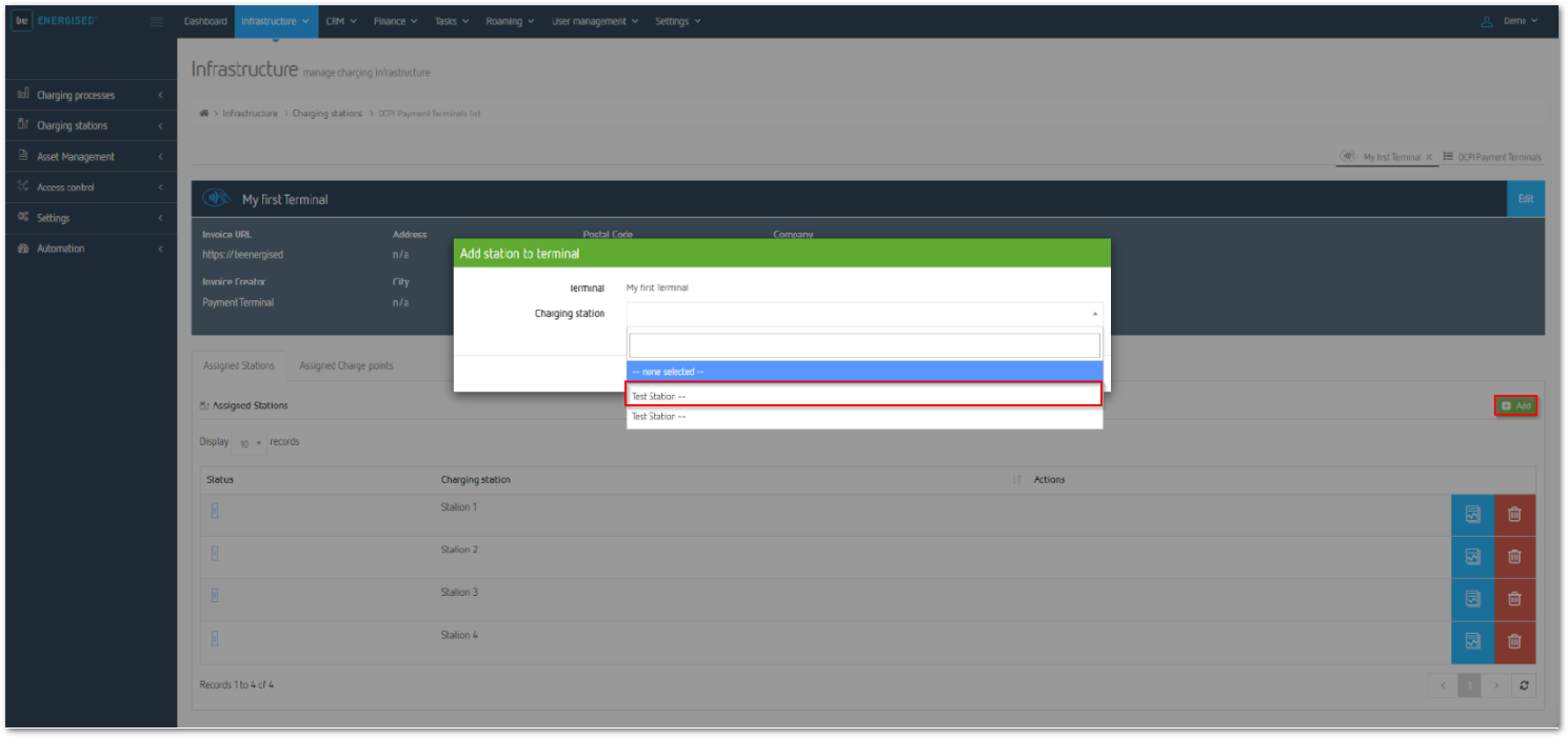 be.ENERGISED COMMUNITY payment terminal: Step by Step