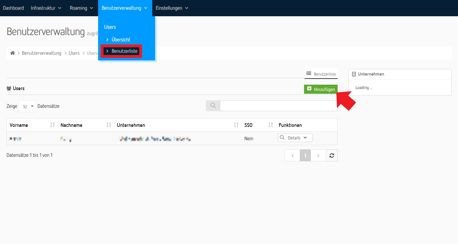 be.ENERGISED Monitoring Ersteinrichtung